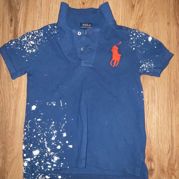 Polo Ralph Lauren | Shirts & Tops | Polo Ralph Lauren Paint Splatter ...